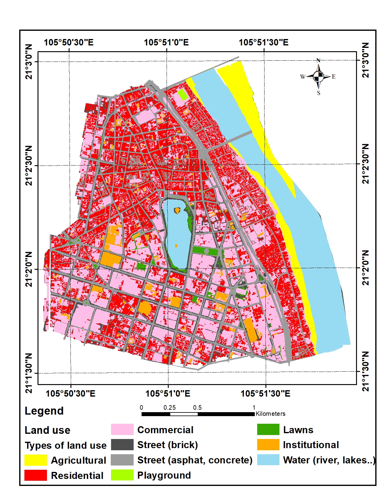 Figure 5 : Land use map